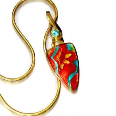 Enamel Jewelry | Unique Gold Jewelry by Patsy Croft